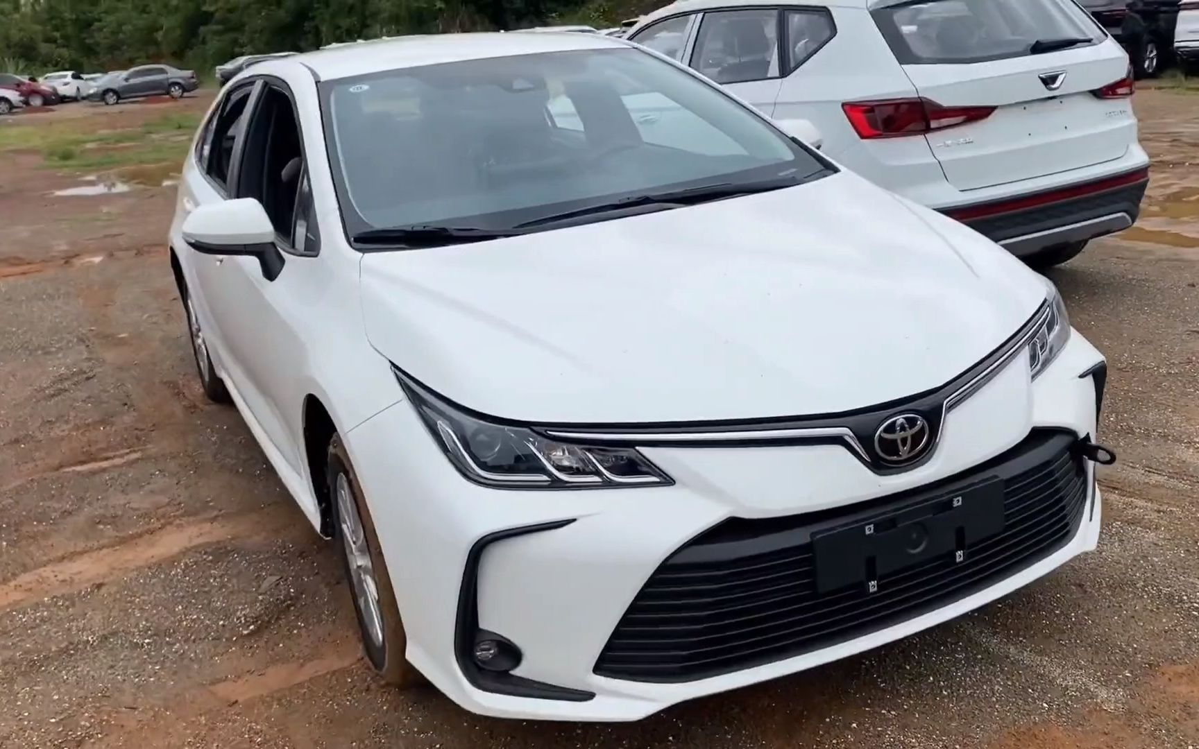 一汽丰田卡罗拉1.2T四缸先锋plus版 本实车展示