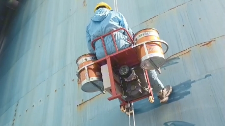 我公司研发锂电池单人安全吊篮,48伏直流电更安全,体积小,载重力大,...