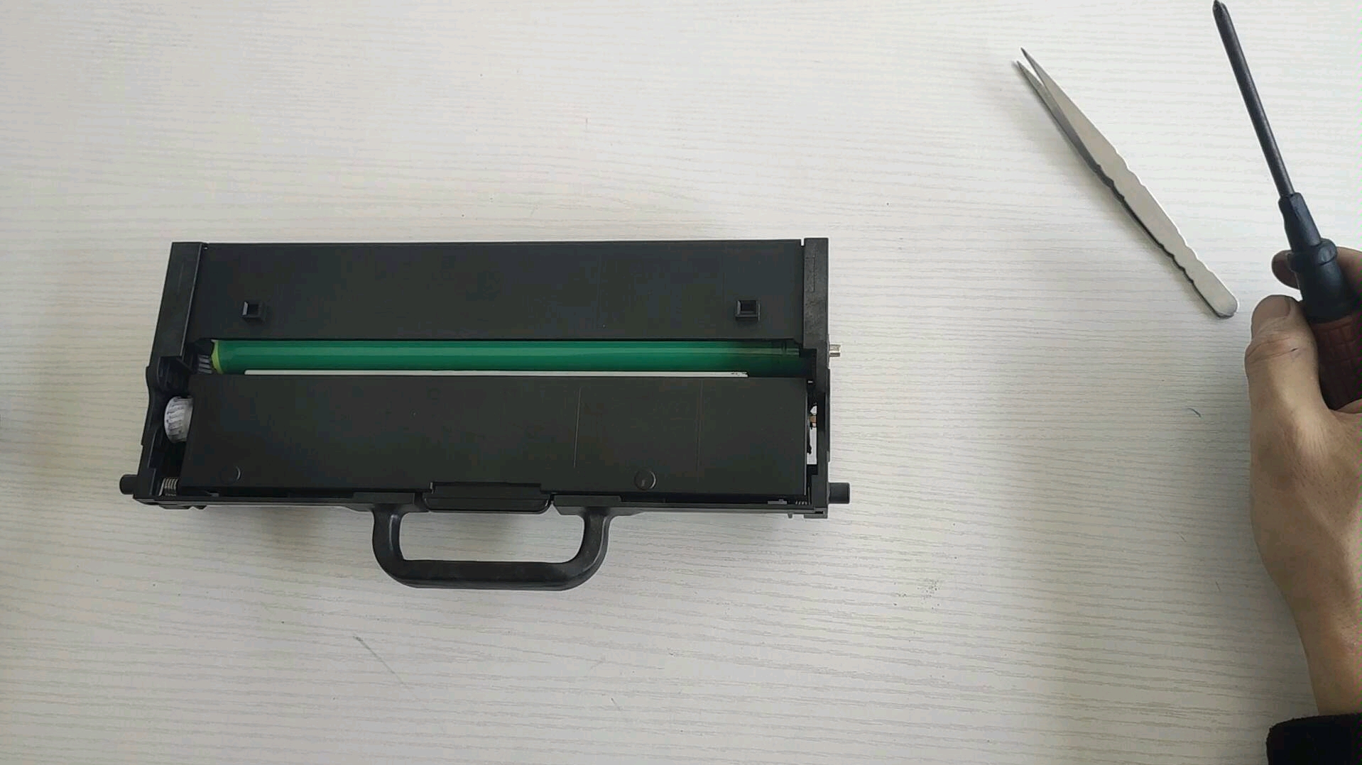 领像系列机器加粉方法和清理废粉方法