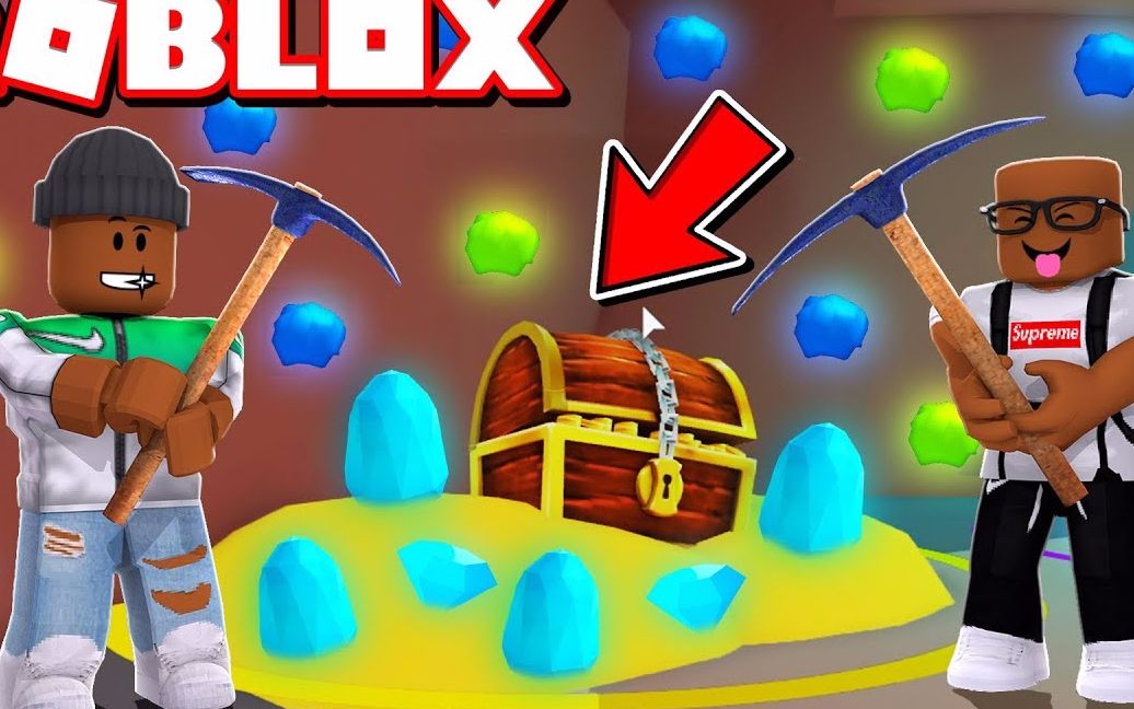 Roblox挖矿模拟器!拿个小汤勺还能挖到宝藏?