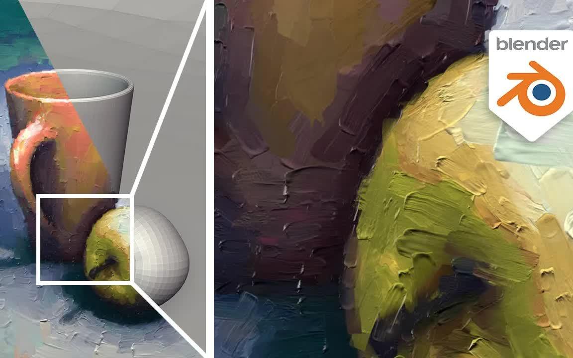 iBlender中文版插件Live Paint Filter 教程如何使用 Blender 实时上色...