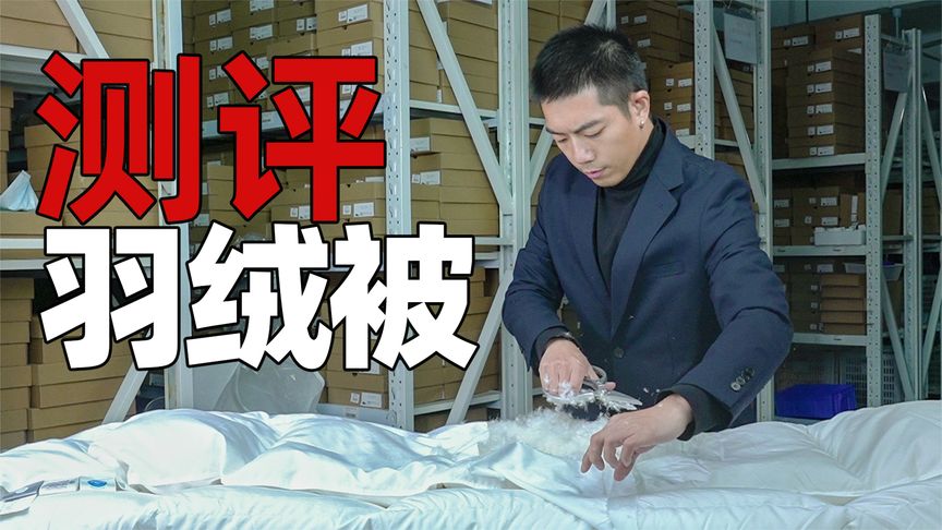 暴力拆解!100/500/1000鹅绒被有啥区别?《本末测评》