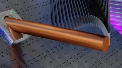 削铁如泥,3D动画演示操作过程,关键还是刀太好用