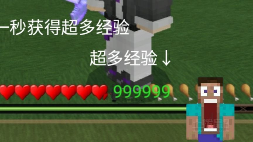 我的世界一秒获得超多经验教学