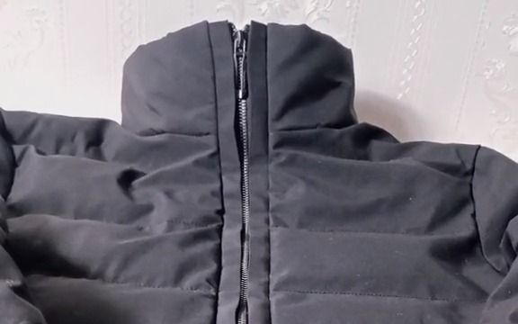 【剪裁制作】羽绒服帽子改立领整个制作过程,喜不喜欢的不要错过哟~