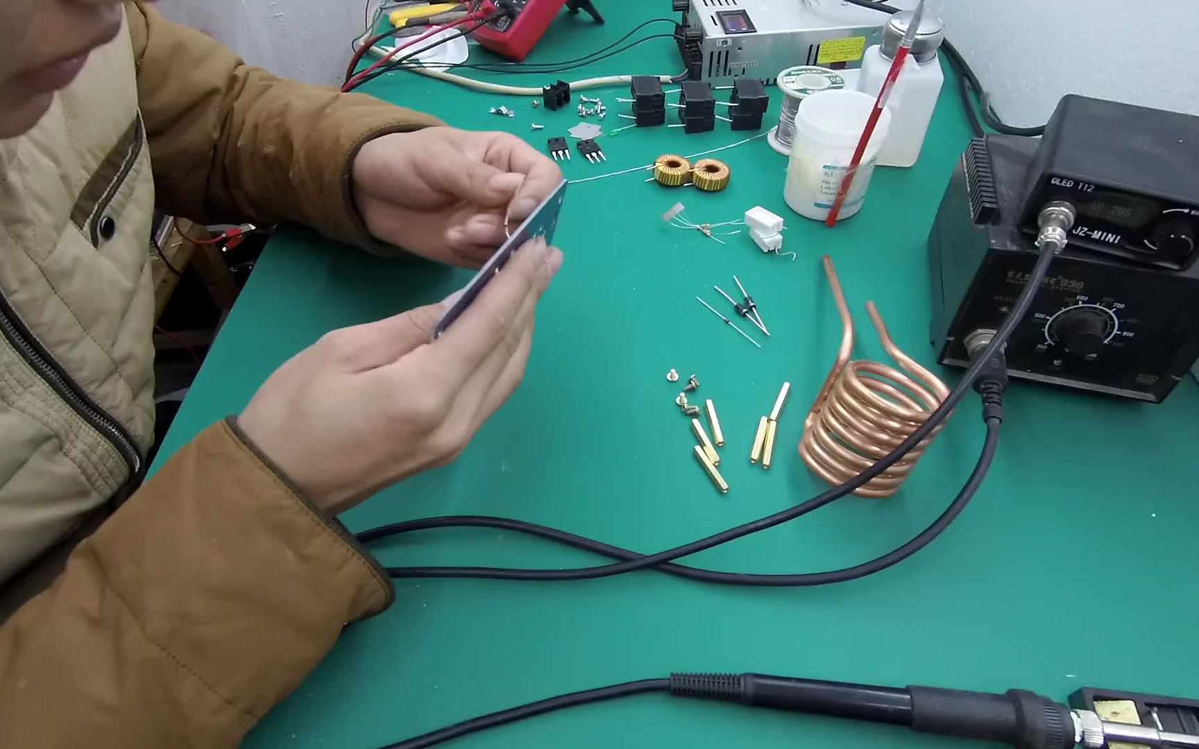 感应加热模块自制