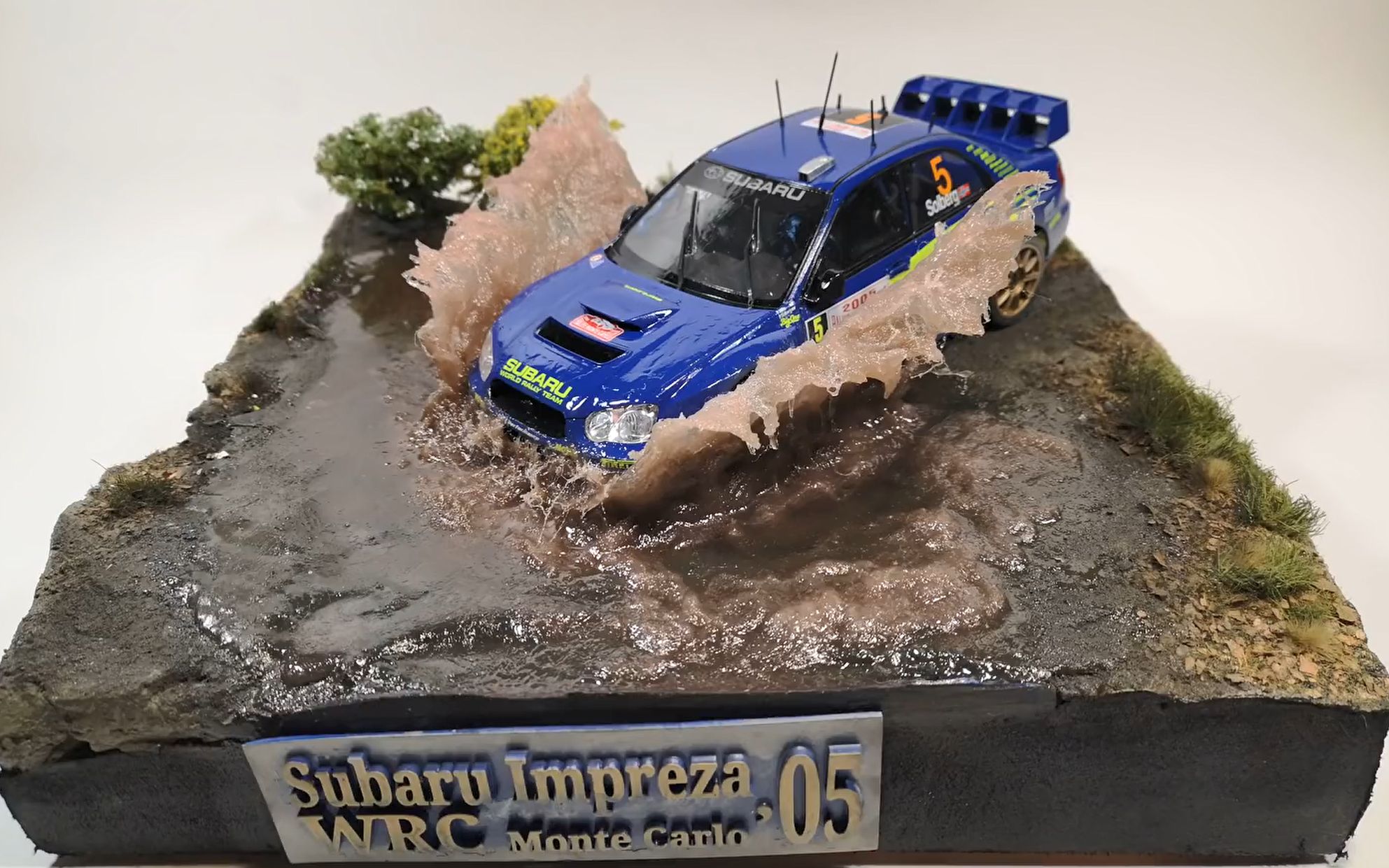 【模型场景制作】Subaru Impreza WRC(斯巴鲁WRC拉力赛车场景制作)