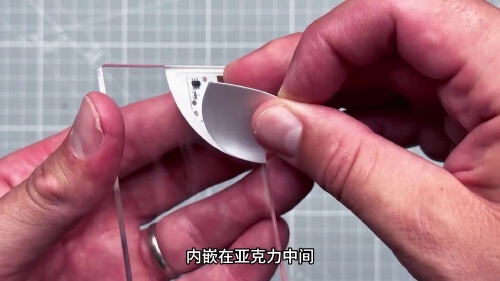 diy亚克力动态数字透明屏