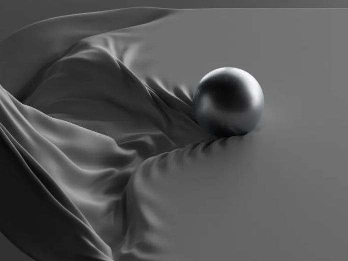 【C4D教程】快收藏!小球与布料碰撞的C4D高级模拟教程