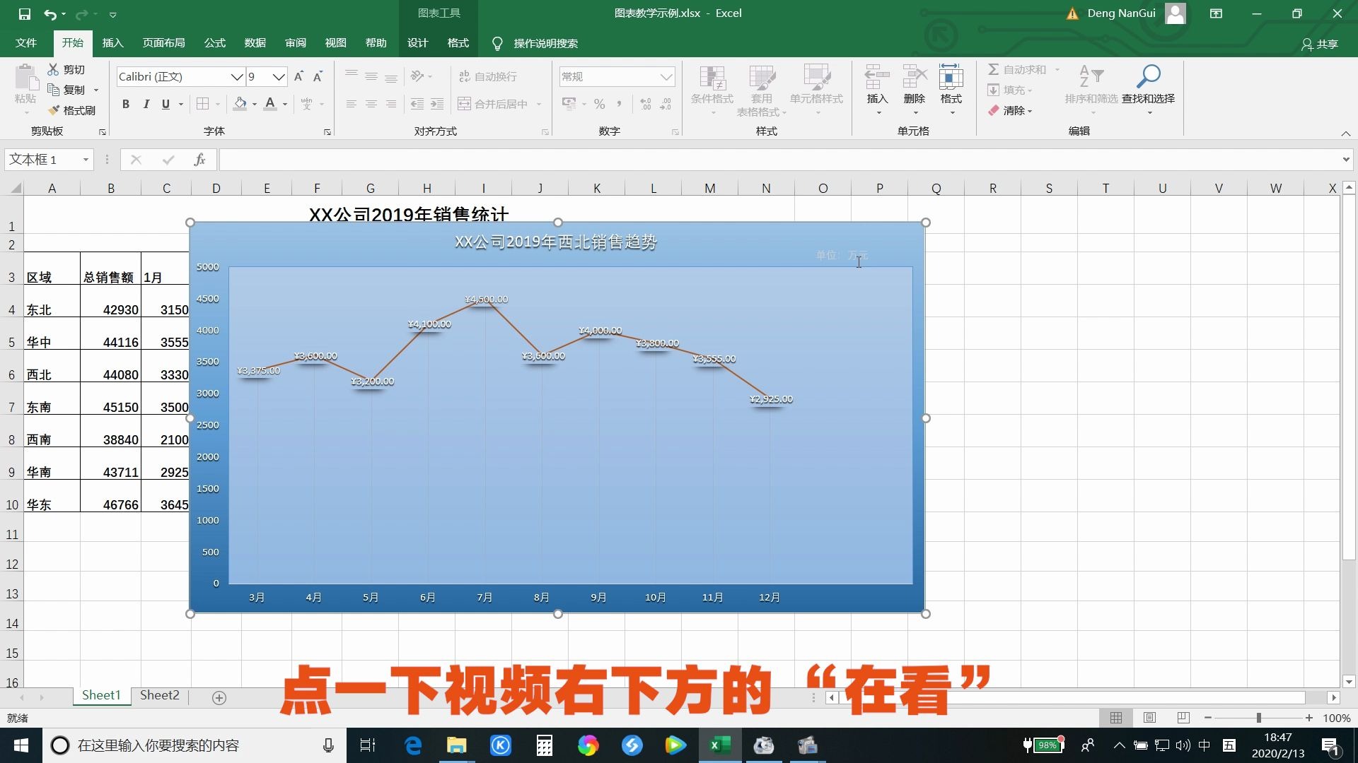 Excel图表-折线图