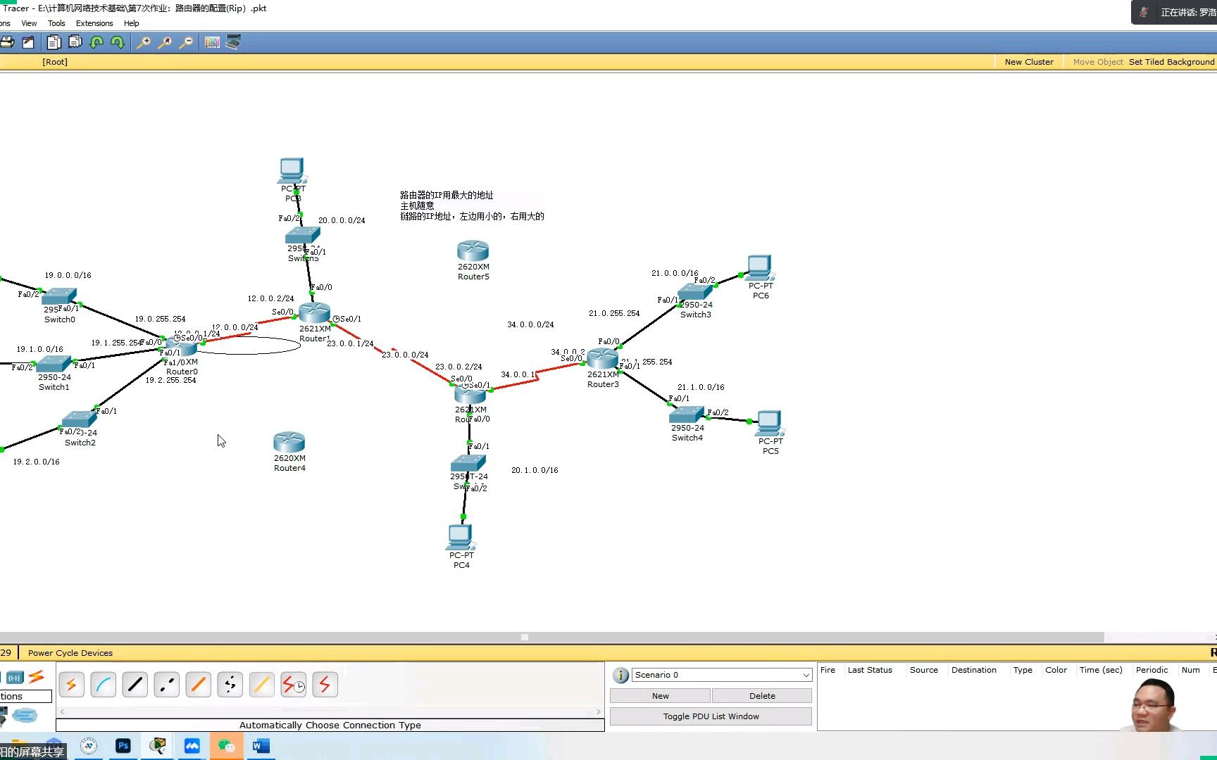 【转载】罗老师:路由器OSPF和RIP配置