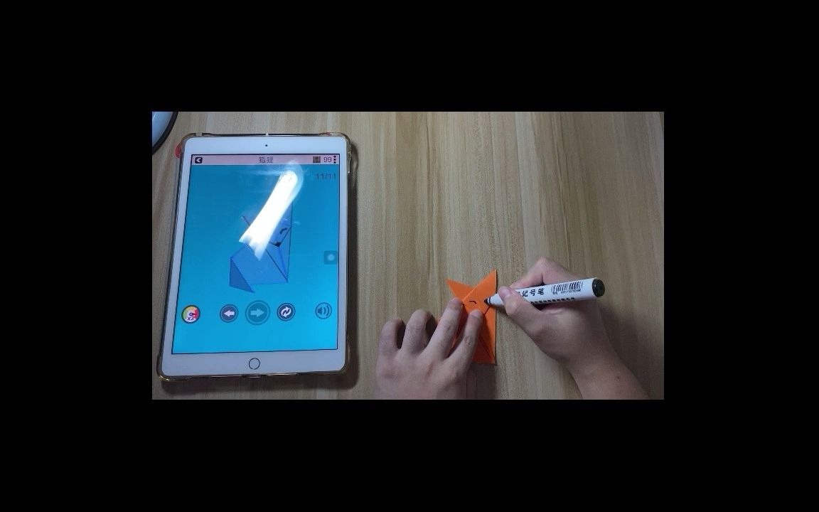 幼儿园大班美术活动:折纸世界