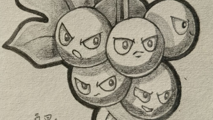 植物大战僵尸2手绘素描植物