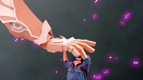 用纸壳制作一个酷酷的原神模型创意手工折纸