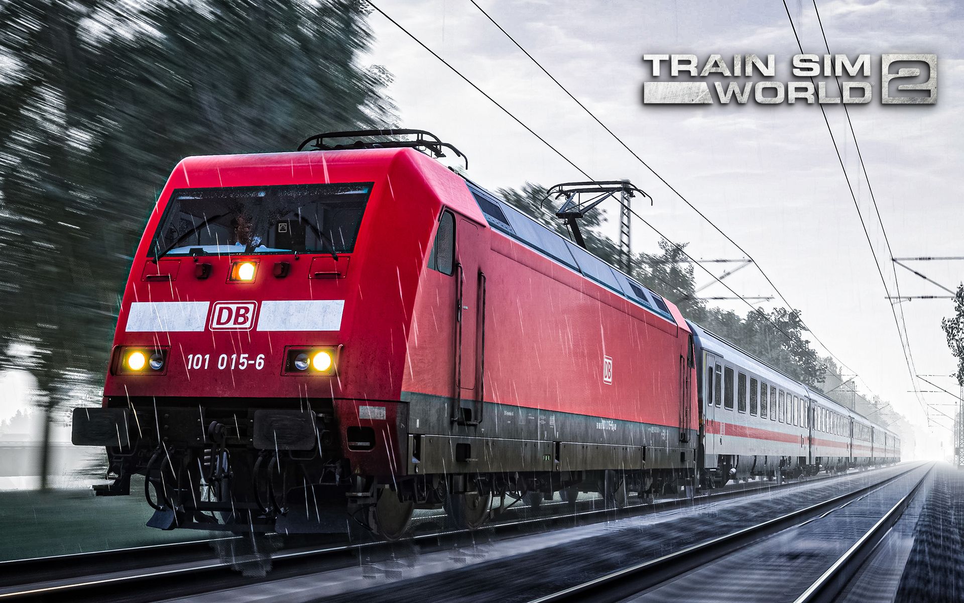 TSW2 德铁BR101 #1:德铁司机冒雨等待列车进站 | 模拟火车世界 2 | ...
