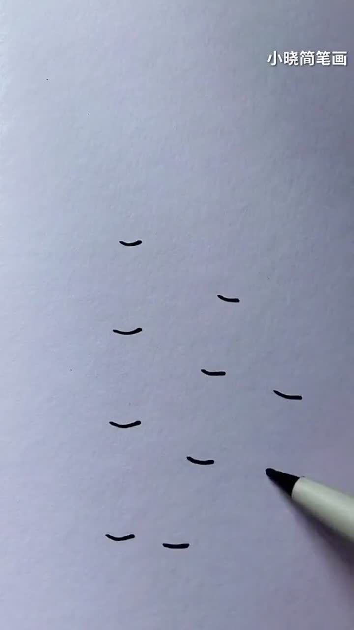 .竹子这样画,一看就会一起来.