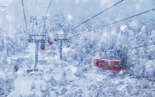 PS制作下雪动画效果图片