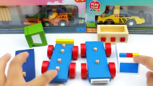 拼装积木玩具工程车卡车