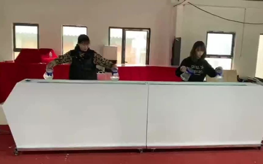 九上创意启动道具出租——实操现场(干冰升降台演示)