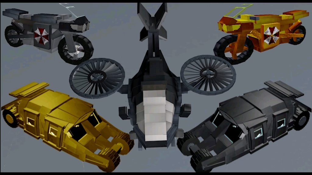 我的世界中国版模组“惊变1000天配套交通工具”