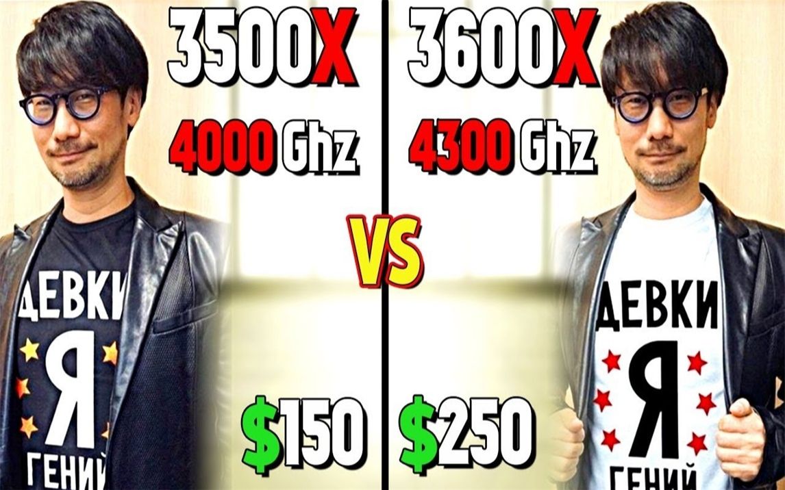 R5 3500X(3600X模拟的)4.0Ghz vs R5 3600X 4.3Ghz CPU游戏性能...