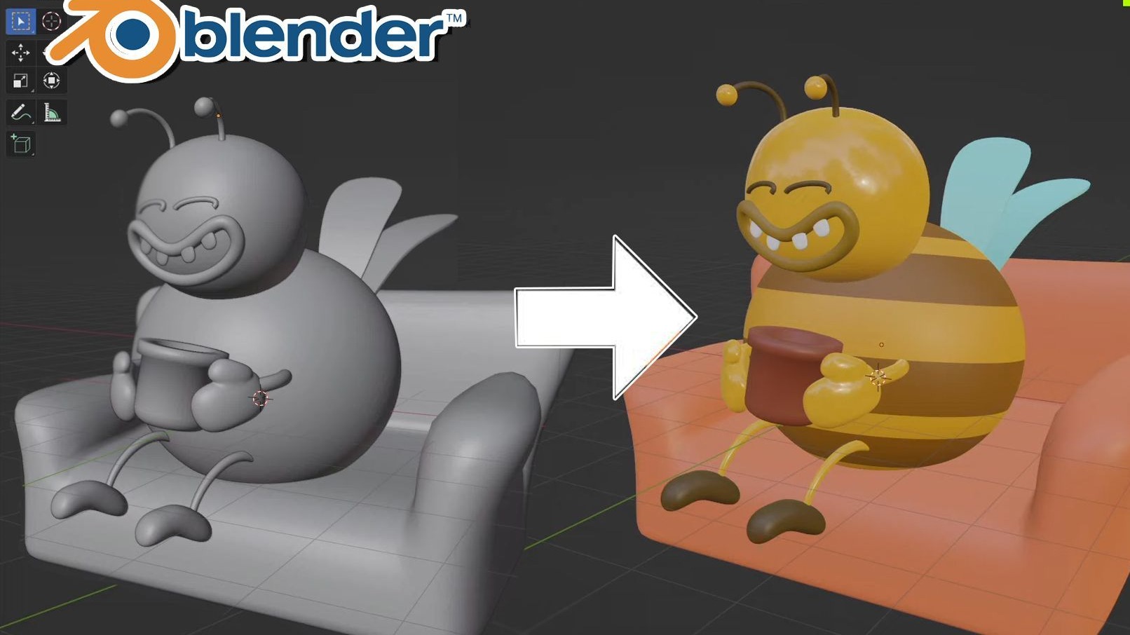 Blender 如何给模型涂色?实用小技巧丨着色教程