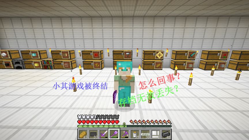 我的世界:小其游戏被迫终结,存档无故丢失,怎么回事?