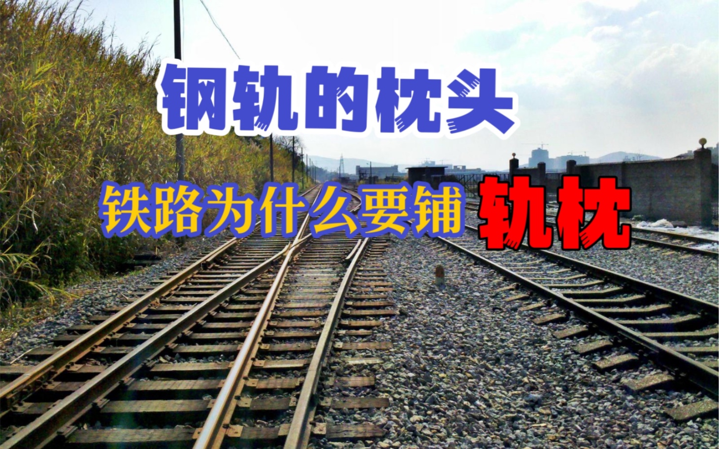 钢轨也需要枕头——轨枕,铁路为什么要铺轨枕?