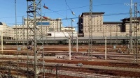 Z50次列车进北京西站(2017.2.5)