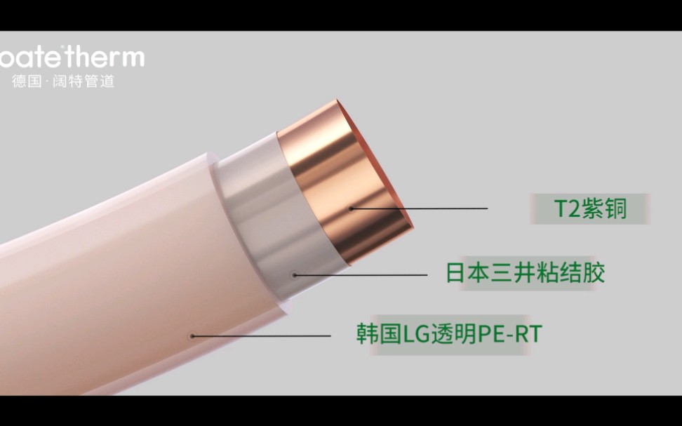 阔特PE-RTCU铜芯地暖管——手动安装