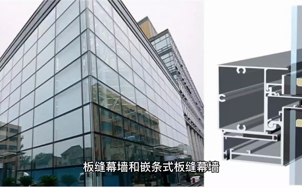 建筑幕墙按面板接缝构造形式或按支承框架显露程度有哪些分类?