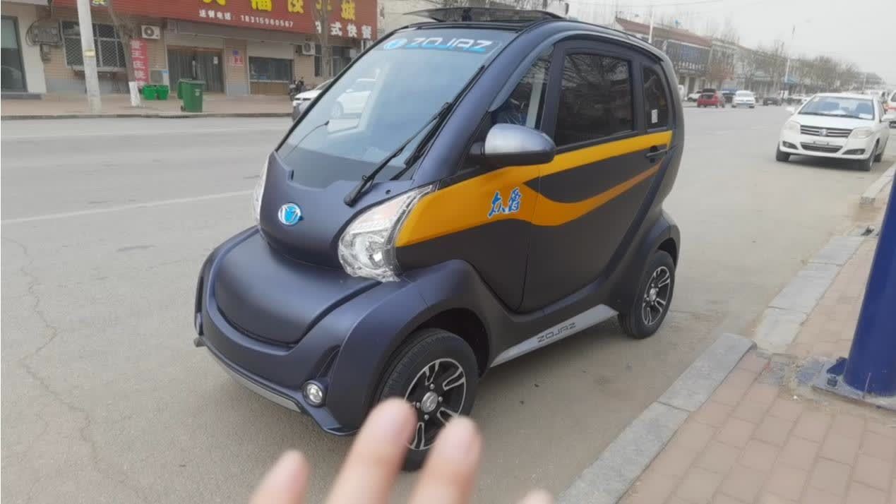 手把式的电动四轮车,锂电池干电池随意选择,最远续航120公里