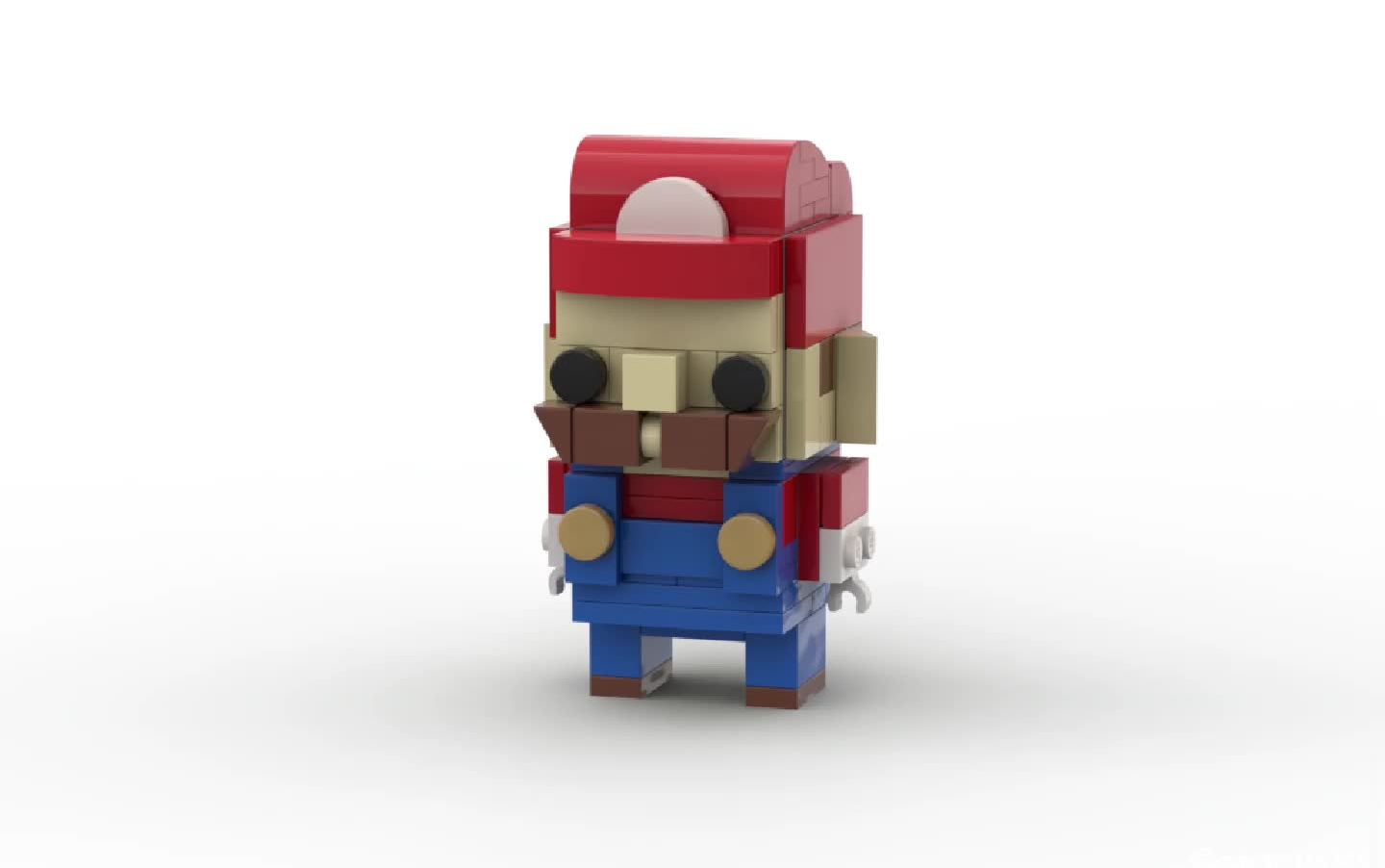 乐高马里奥方头仔MOC教程附零件表