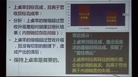 ...《餐饮赢利智慧》之《餐饮年度目标审计与年度目标制定》课程片段二