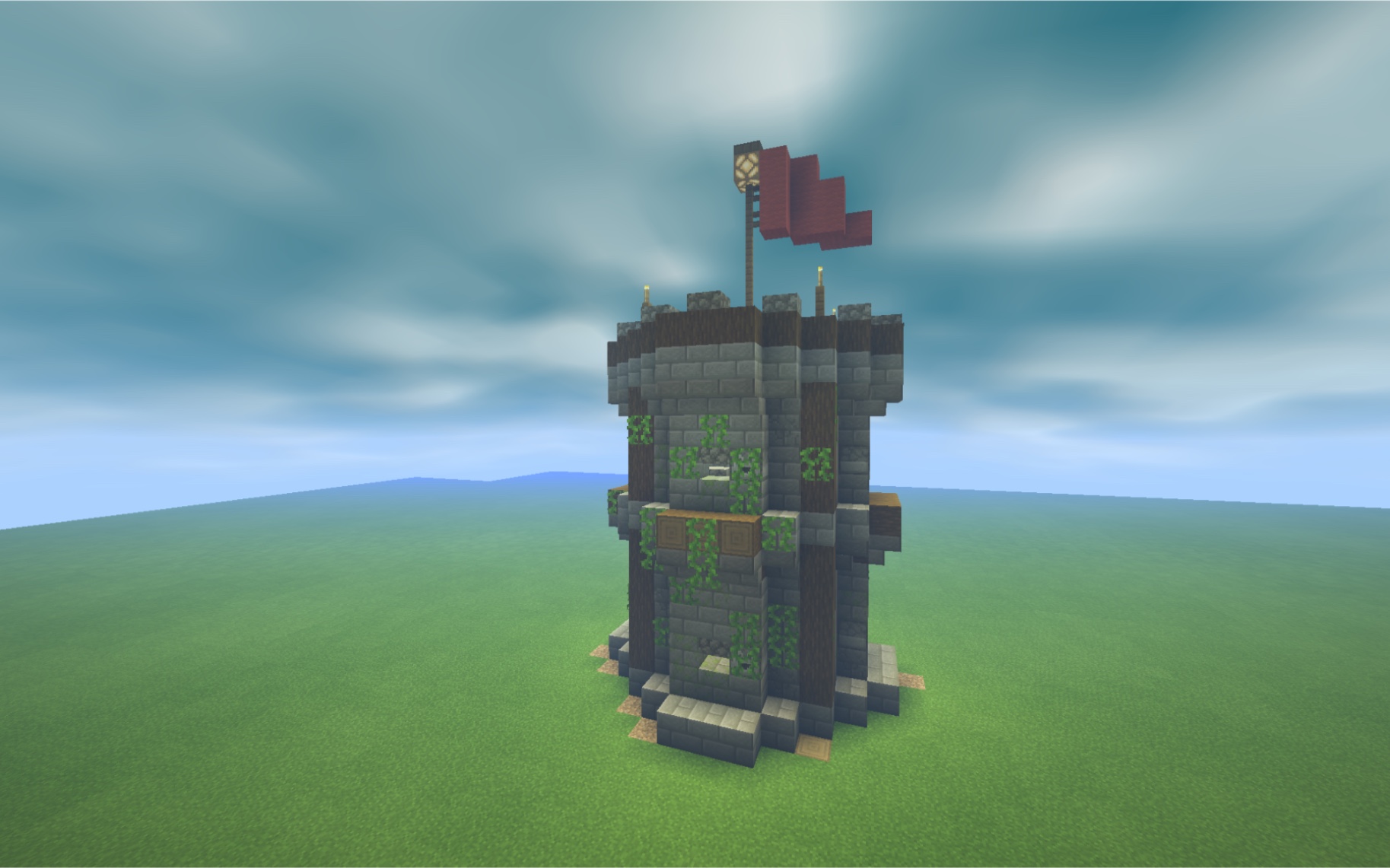 【我的世界】(建筑教程)小型堡垒