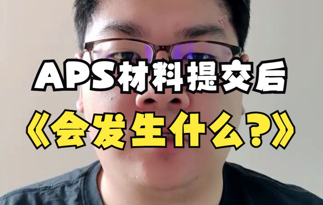 APS审核面谈的流程