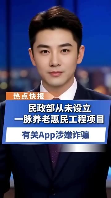 民政部:从未设立或批准设立“一脉养老”“惠民工程”项目 有关App...