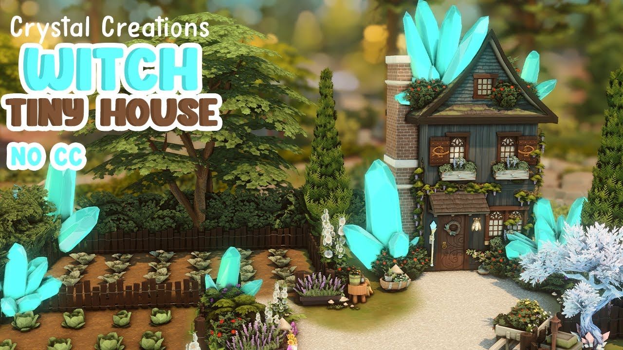 模拟人生4速建搬运:水晶女巫小房子Crystal Witch Tiny House ߔ� The ...