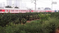 HXD3C 0185牵引K1061次(重庆北-哈尔滨)交会HXD3B 0393牵引快运...