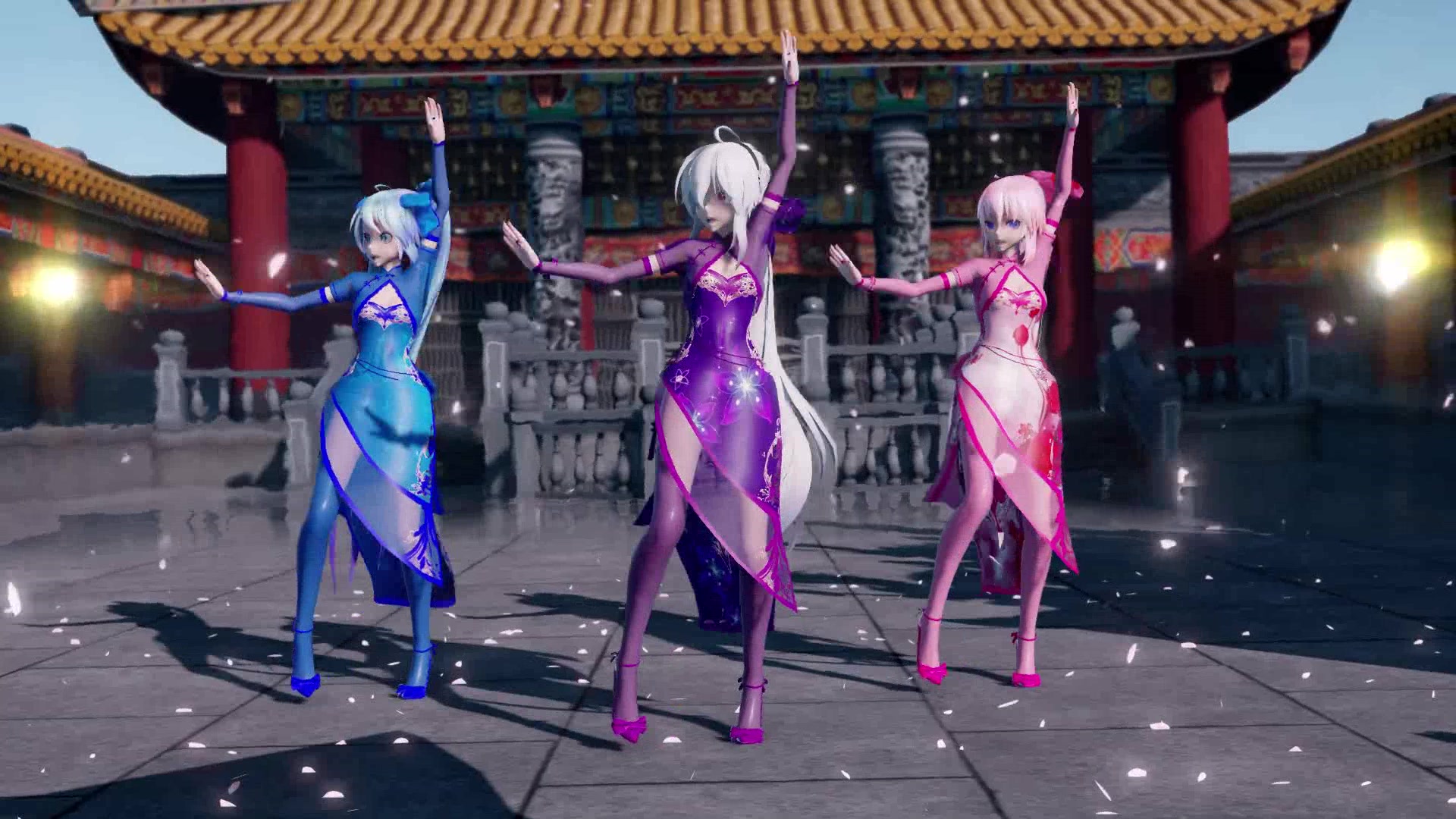 【MMD弱音初音】乱剪辑篇:桃源恋歌丝袜+旗袍!视角极限冲击