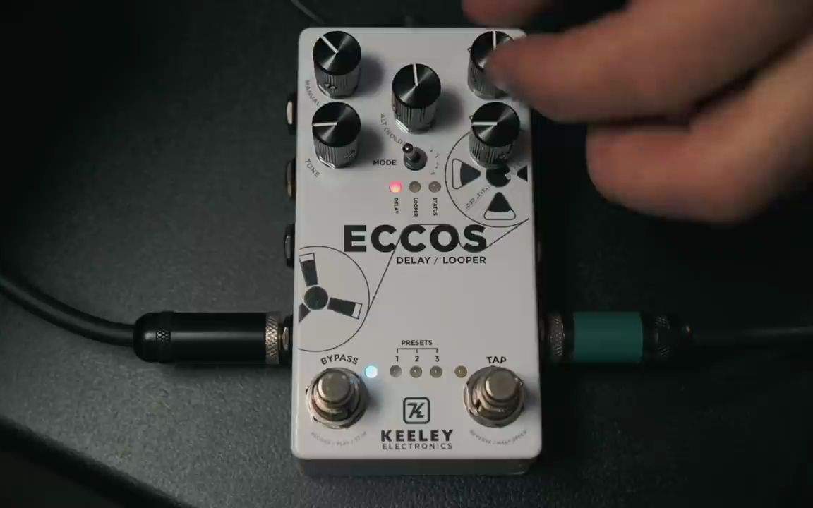 一块真正的录音室品质的延迟单块效果器| Keeley ECCOS Delay ...