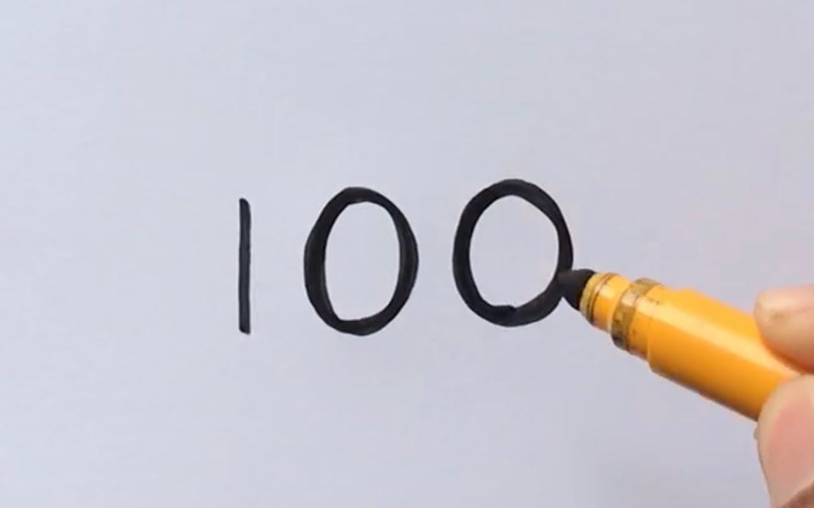 如何从数字 100 绘制卡车图片