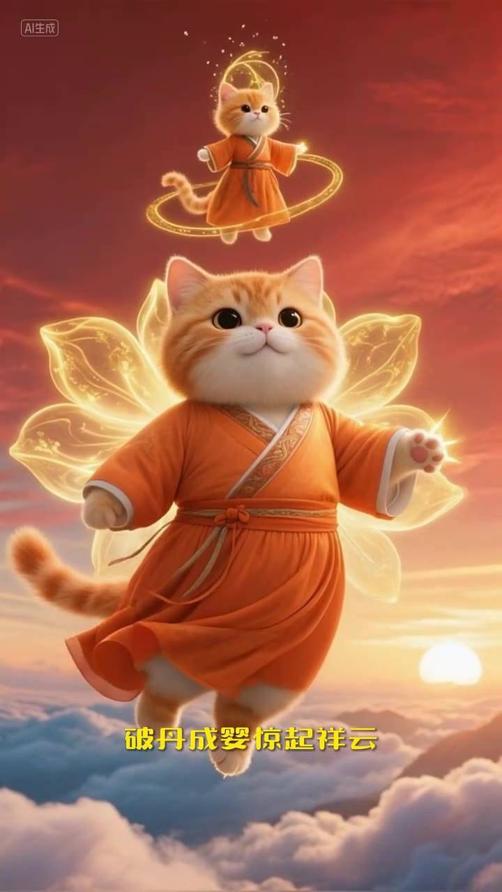 动漫:第462集|胖橘猫一跃成为修仙界'传奇'弟子!