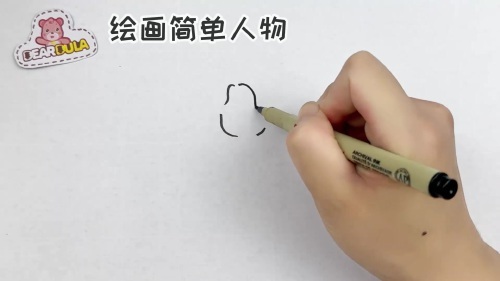 简单画人物怎么画,绘画简单人物简笔画,简单的小女孩绘画