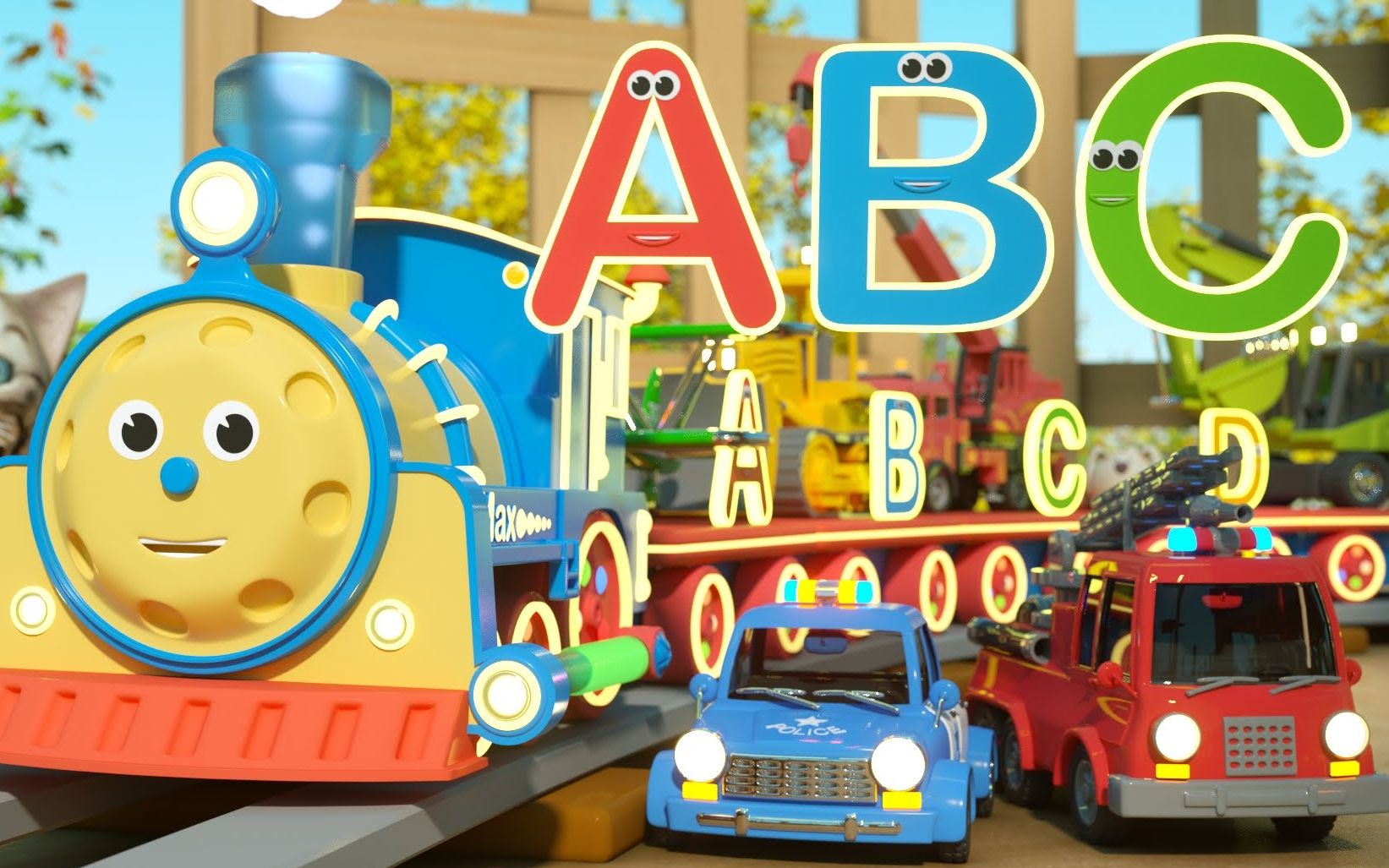 ...动画◥Learn Letters With Max the Glow Train – 学习字母列车的信件/...