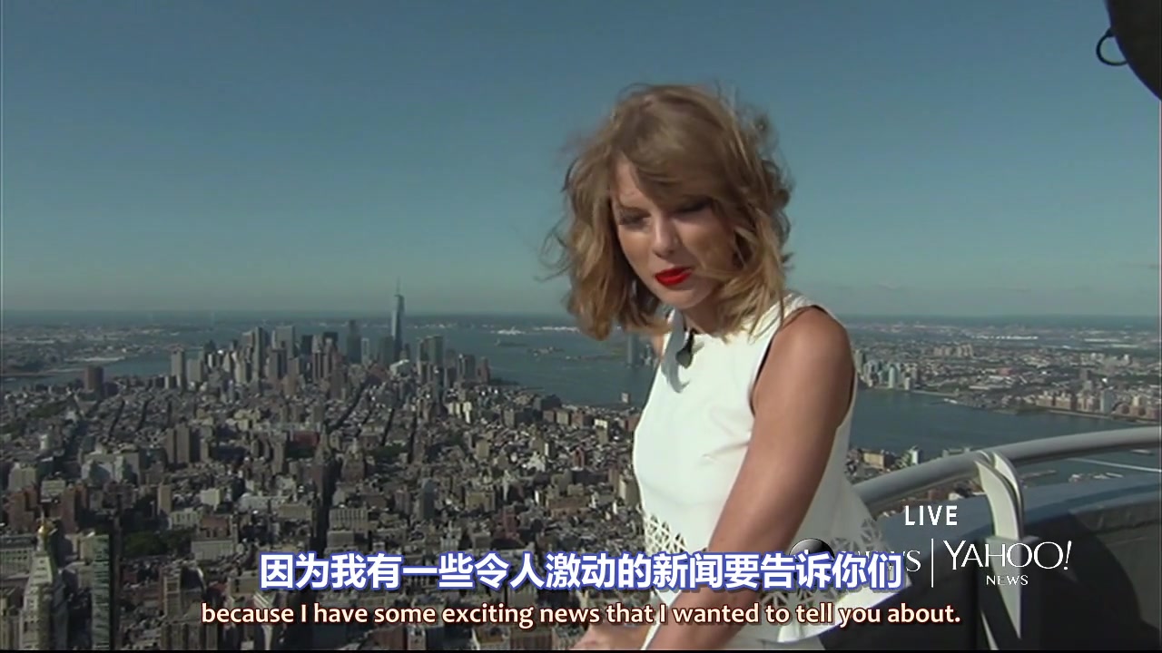 【TSCN】【中英字幕】Taylor Swift公布1989专辑直播全场