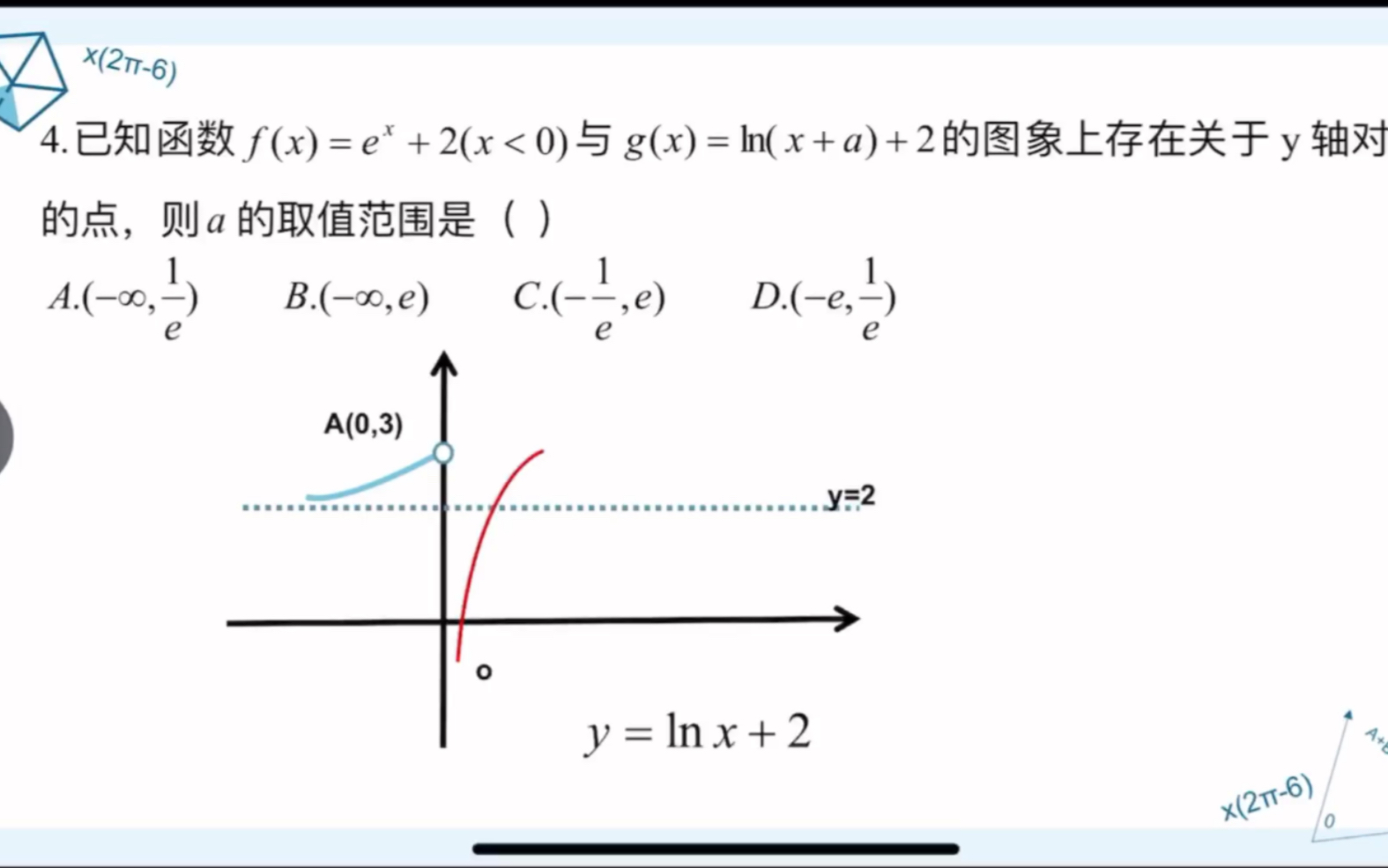 函数的对称性应用:已知对称性求参数范围