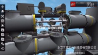 变电站一次设备ZF12-126XLGIS组合电器三维交互仿真演示培训系统14