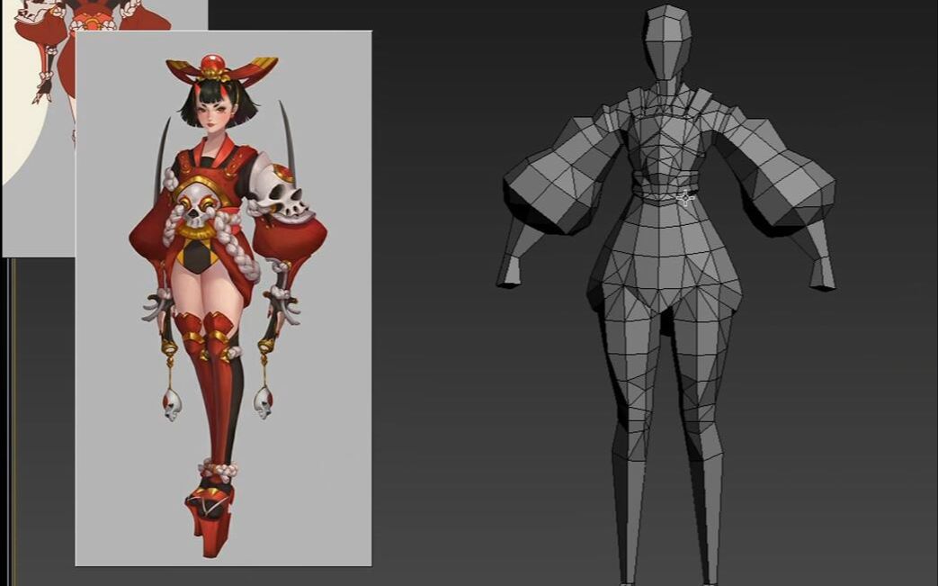 般若老师带你从BOX开始做完整的人物模型【3D建模】