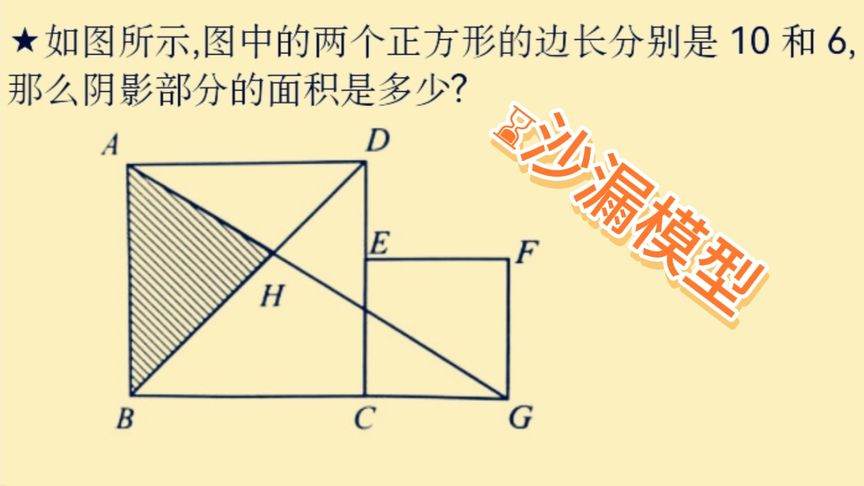[小学面积题六大模型]相似模型(沙漏模型)应用